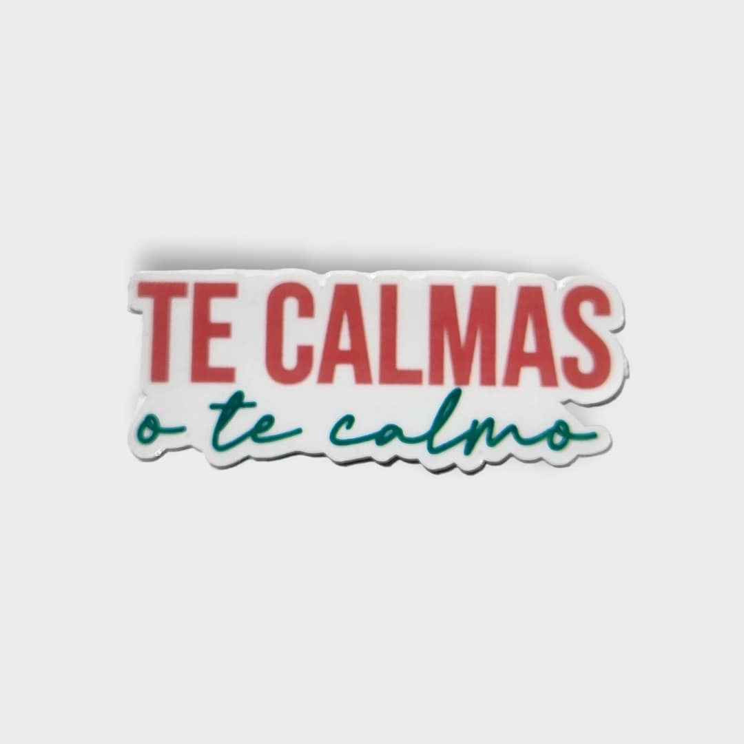 Latinas Say Te Calmas O Te Calmo Laptop, Mug, Hydro Flask Stickers - Etsy