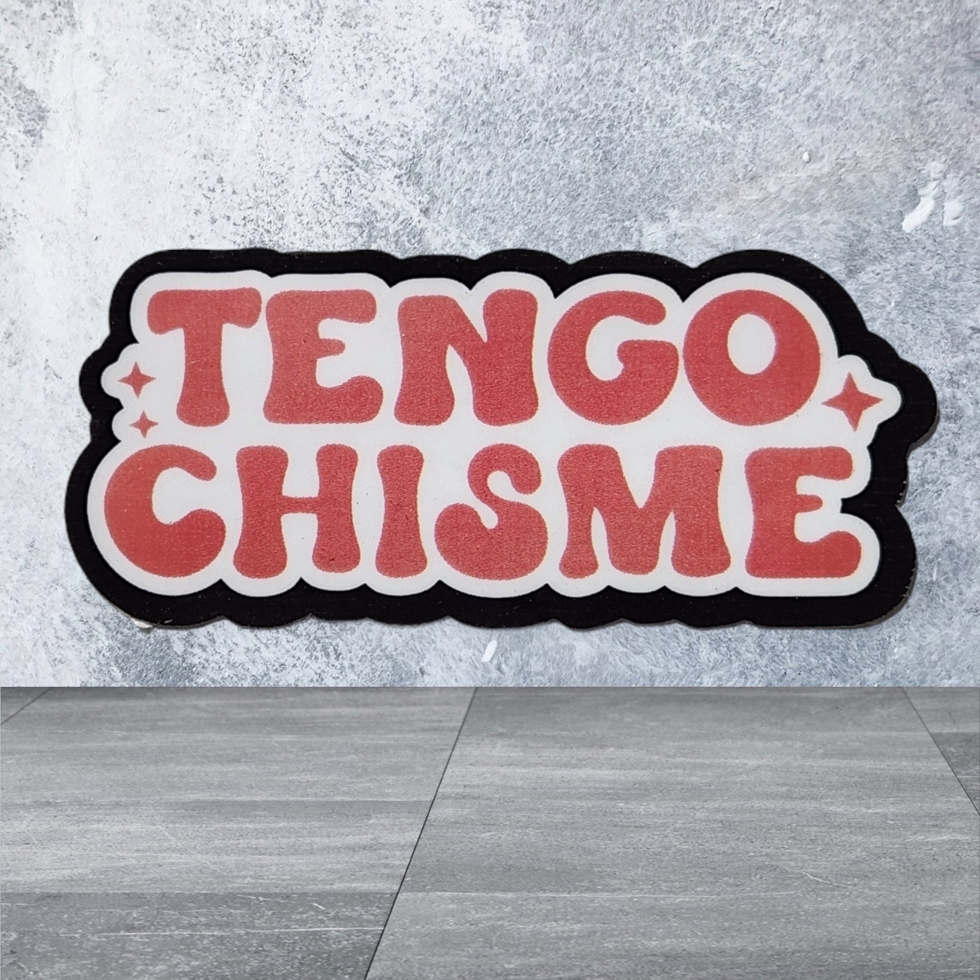Tengo Chisme Sticker – Fun Gossip Vinyl Decal, Holographic, Clear, or ...
