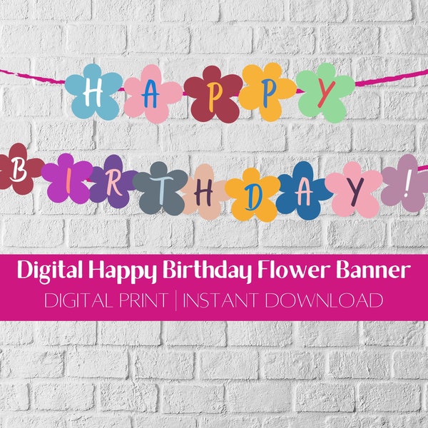 Flower Banner - Etsy