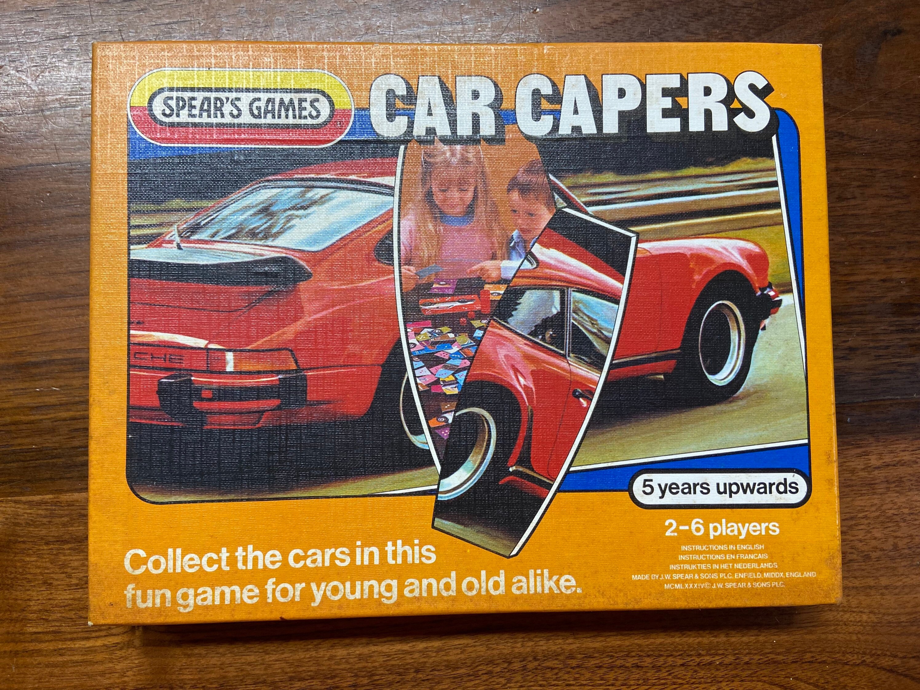 1984 Car Capers by Spears Games SEALED - Etsy
