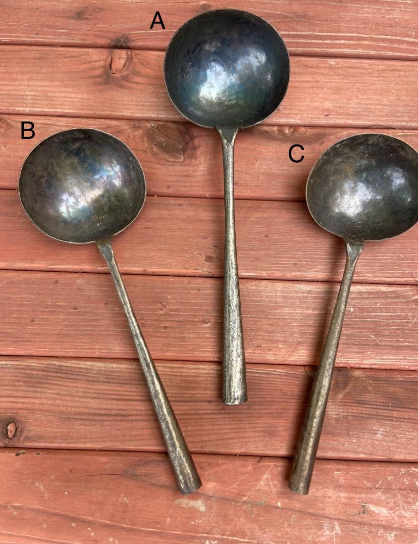 Vintage Hand Forged Steel Rustic Ladle - Etsy