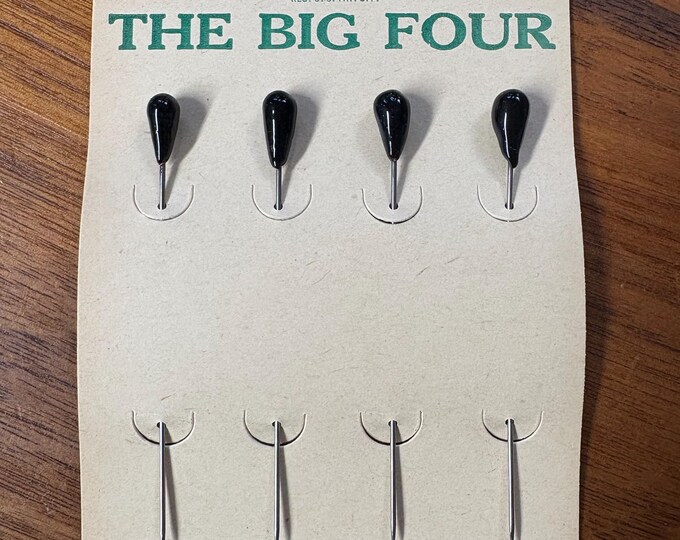 1940’s Lady Claire “the Big Four” Hat Pins ~ New Old Stock - Etsy