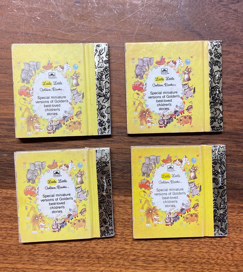 1991 Little Little Golden Books Lot of 4 - Etsy