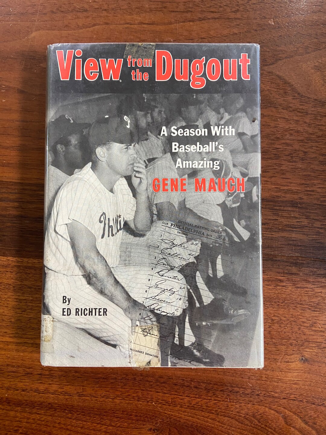 1964 View From the Dugout ~ First Edition ~ SIGNED!! - Etsy