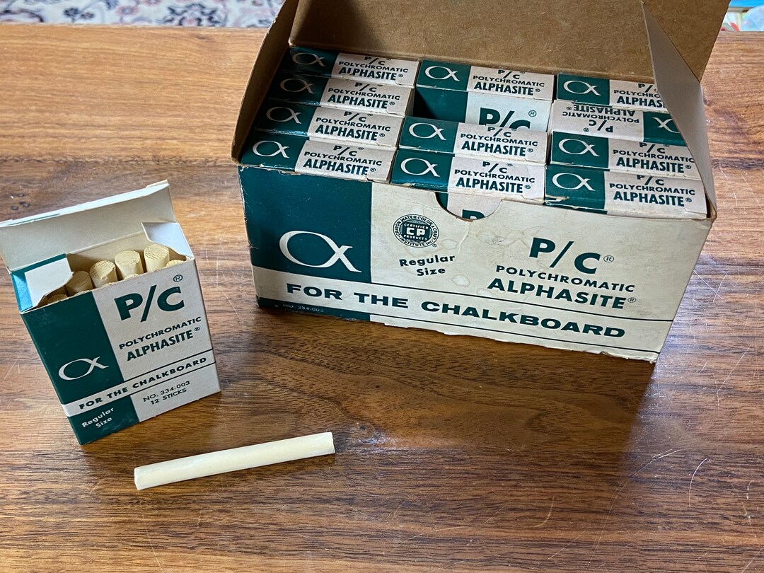 New Old Stock P/C Polychromatic Alphasite Chalk - Etsy