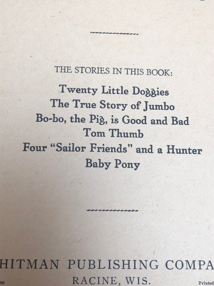 1928 Story Book for Boys and Girls - Etsy