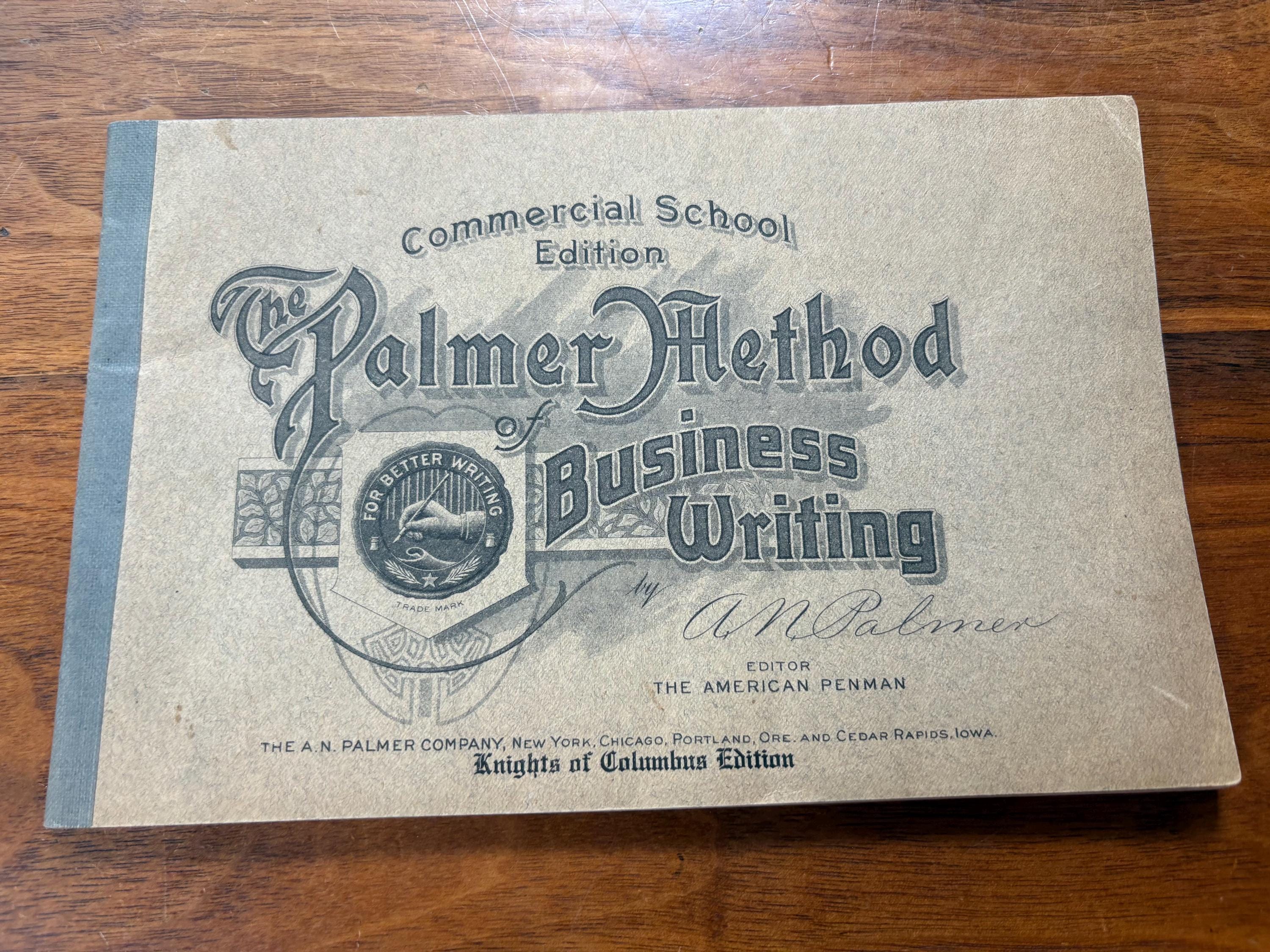 1923 Palmer Method of Business Writing - Etsy