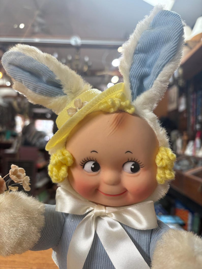 Rare Vintage Knickerbocker KEWPIE Bunny Doll - Etsy