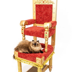 The Royal Cat Throne - Etsy
