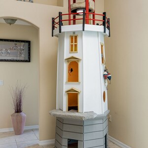How to Create Your Own Lighthouse Cat Tower - Etsy