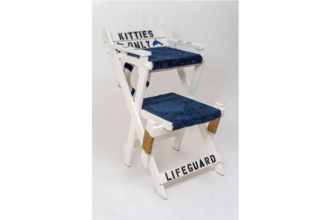 Lifeguard Chair Cat Tower 22 W X 27 D X 42 H - Etsy