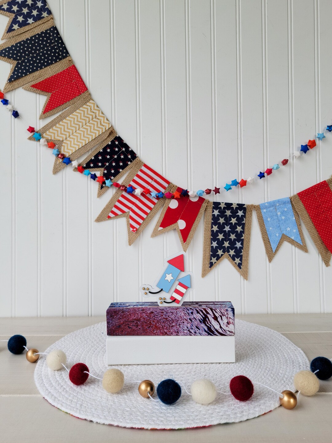 FIRECRACKER Stack. Home Decor. Tiered Tray. Base Sold Separately. - Etsy