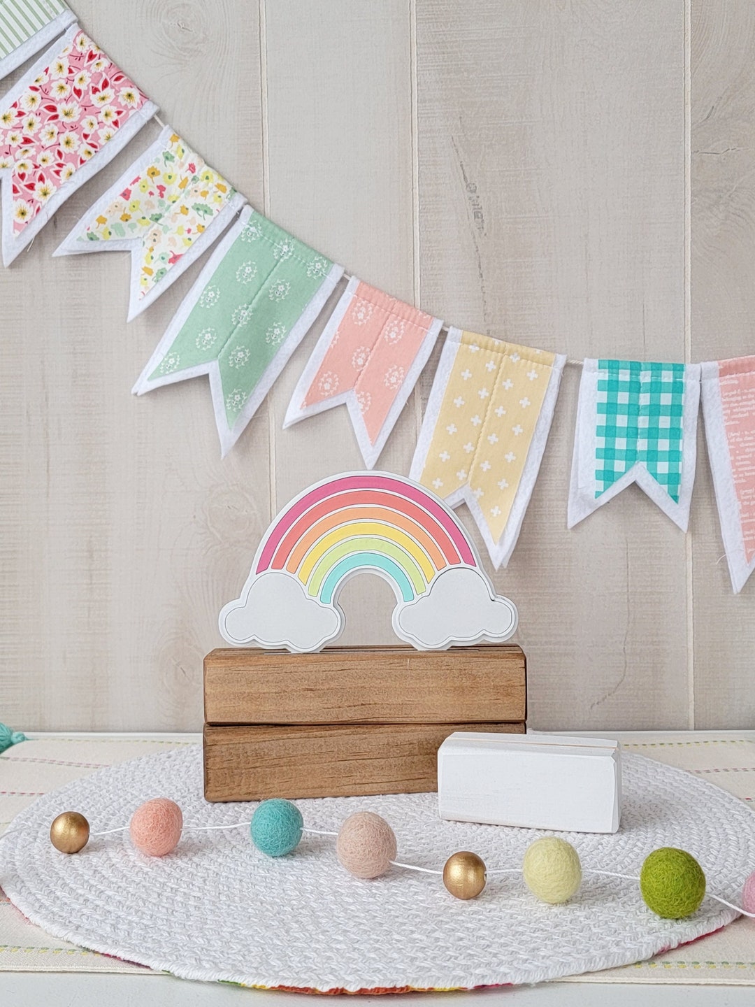 Pastel Rainbow Word Stack. Base Sold Separately. - Etsy