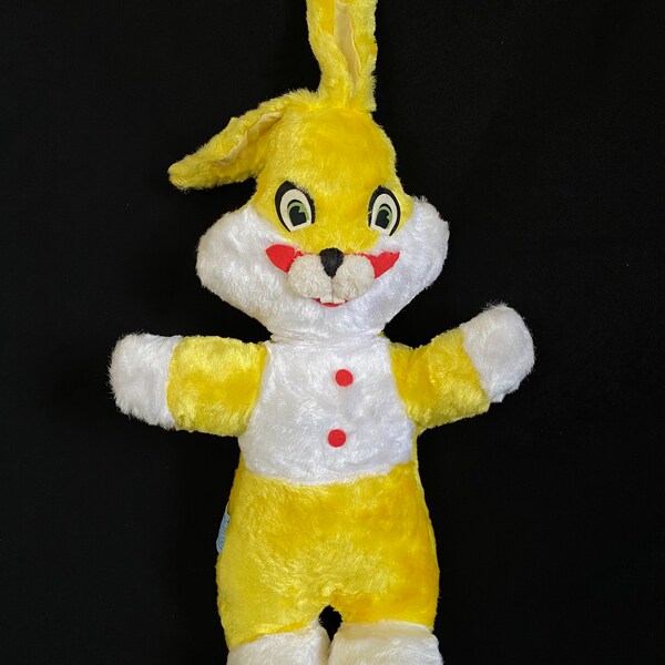 Yellow Bunny Plush - Etsy
