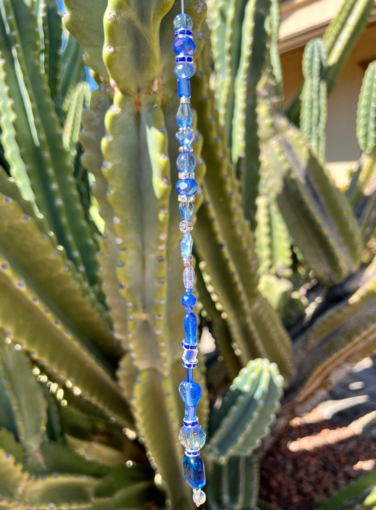 Light Blue Beaded Ceiling Fan Pull - Etsy