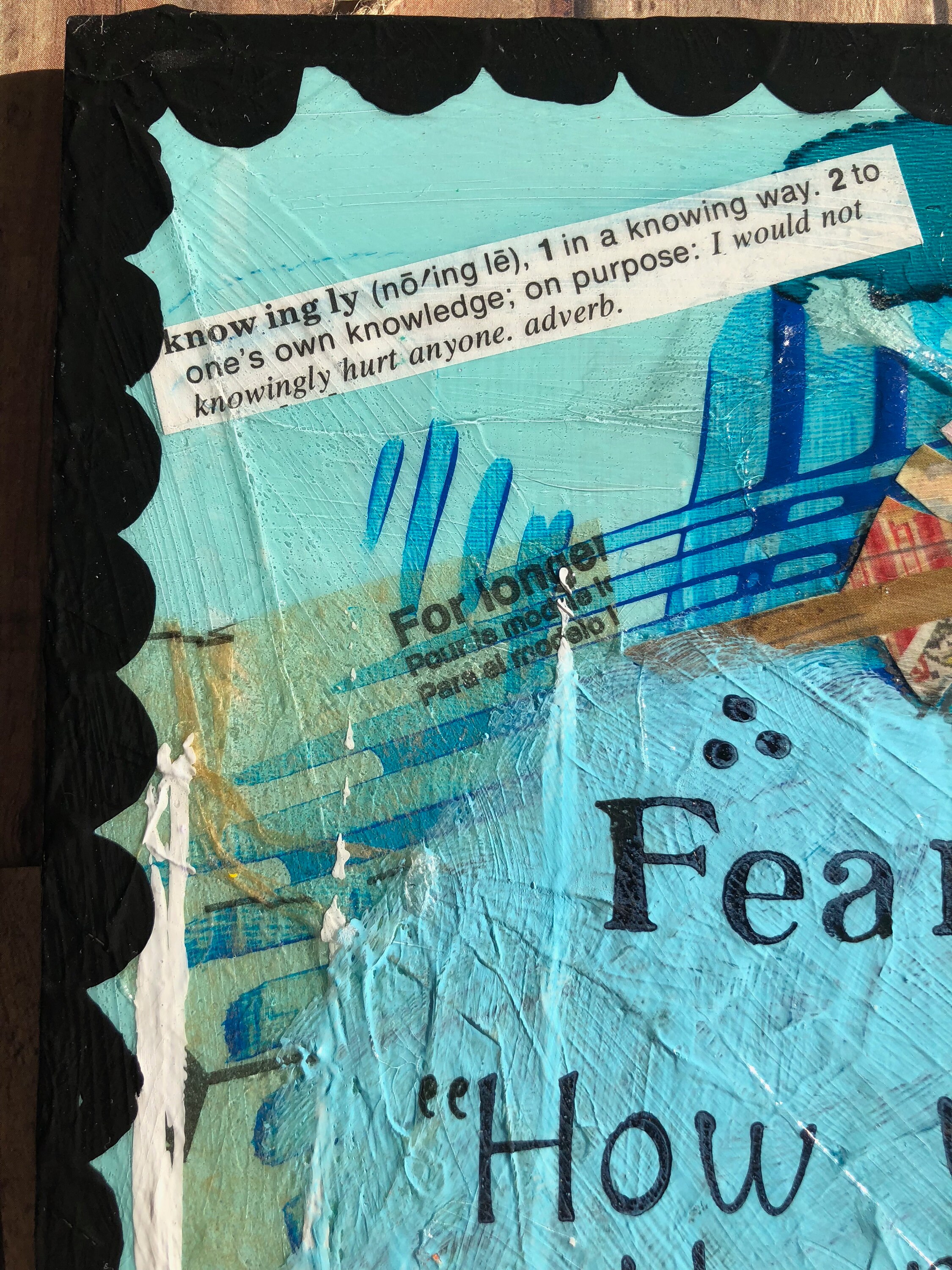 Fear Vs Faith - Original Mixed Media Wall Art - Etsy