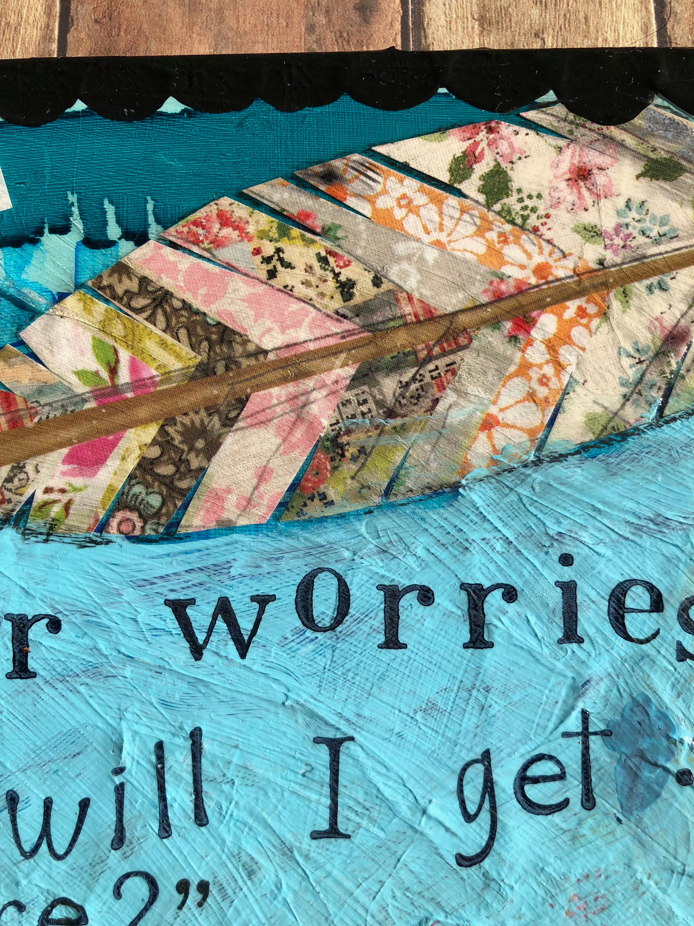 Fear Vs Faith - Original Mixed Media Wall Art - Etsy