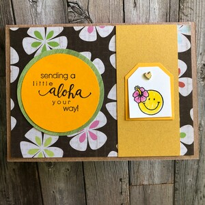 Hawaii Aloha - Handmade Greeting Card Set #469 - Etsy