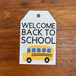 Welcome Back to School Tags Teacher First Day of School Gift - Etsy