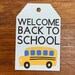 Welcome Back to School Tags Teacher First Day of School Gift - Etsy
