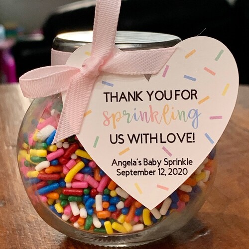 Thank You for Sprinkling Us With Love Tags 2 Wide - Etsy