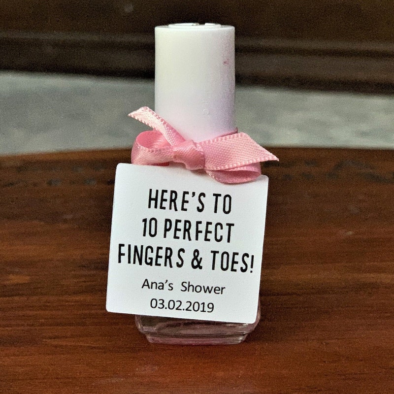 Nail Polish Favor Tag - Etsy