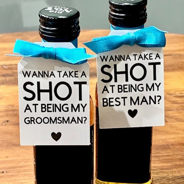 Take a Shot Proposal Tag - Etsy