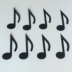 Music Note Die Cuts (4" Tall), Paper Music Notes, Music Party Decor - Etsy