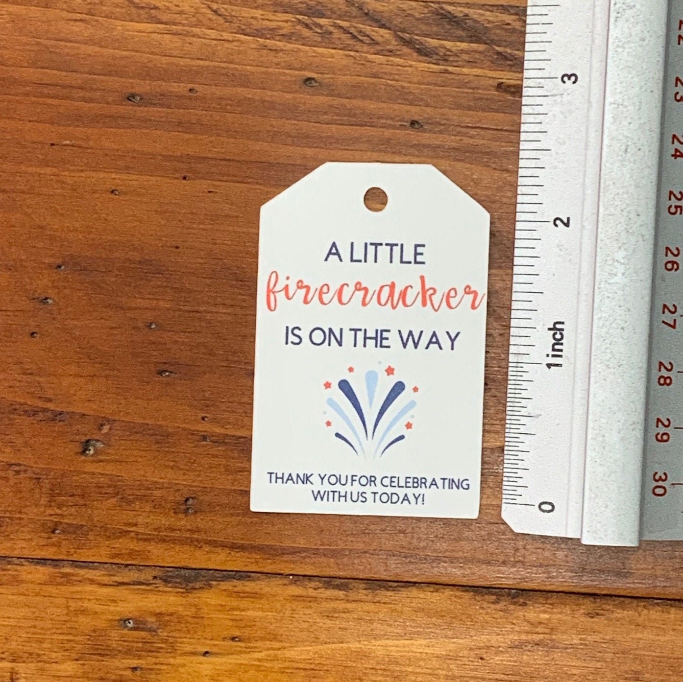 A Little Firecracker is on the Way Tags 4th of July Baby | Etsy