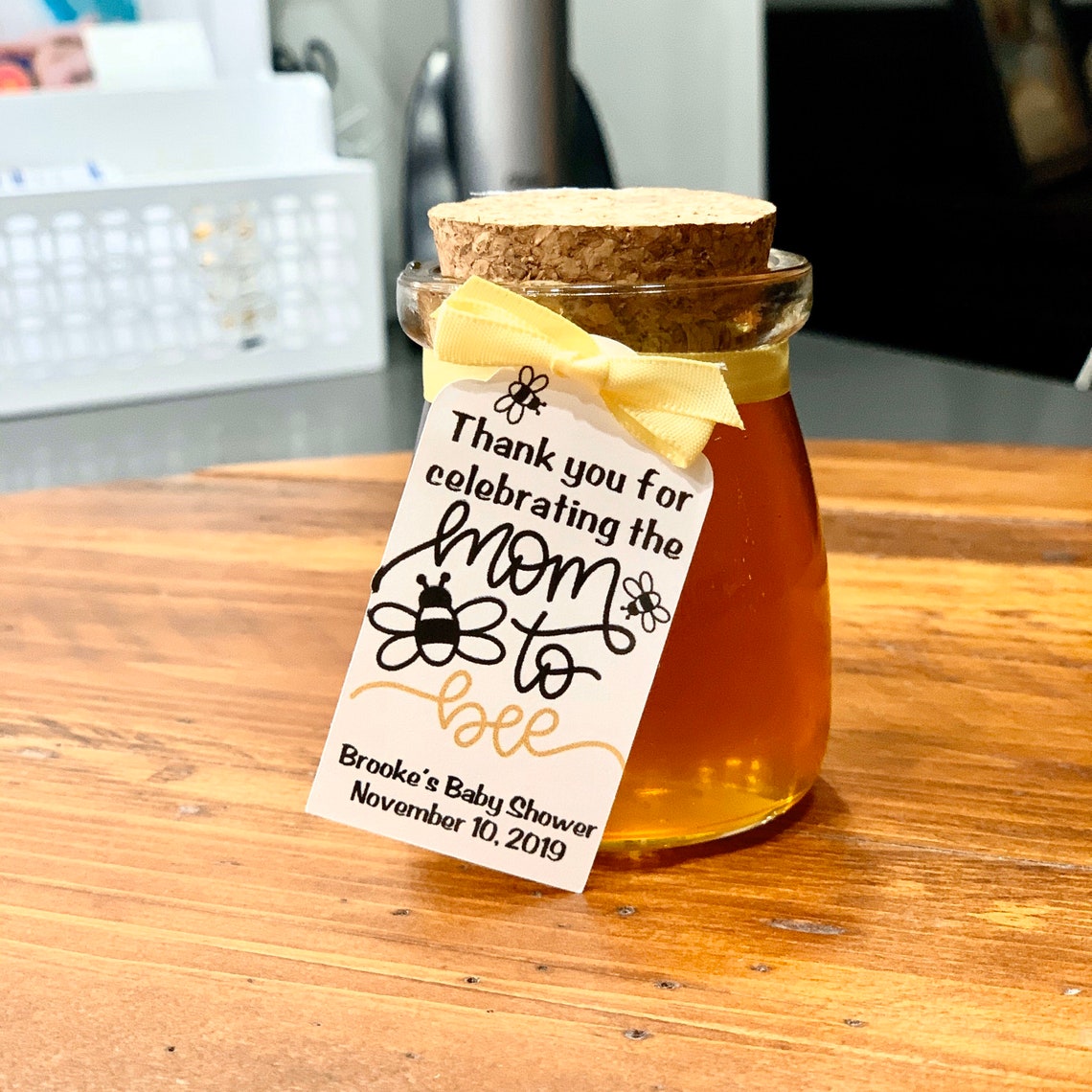Thank You for Celebrating the Mom to Bee Tags Bee Themed Baby | Etsy