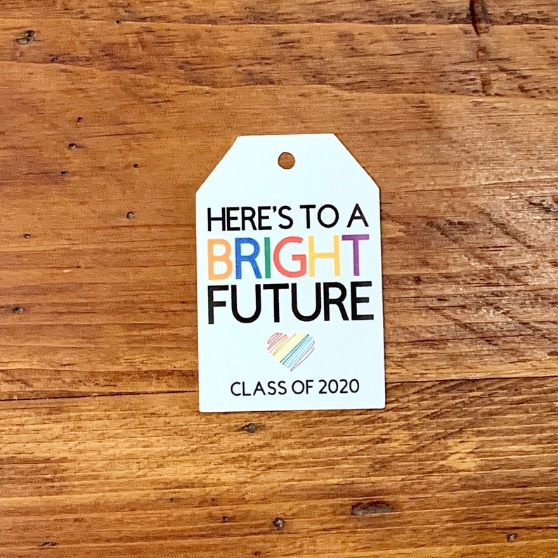 Here's to a Bright Future Tags, Graduation Tags, Class of 2025 Decor ...