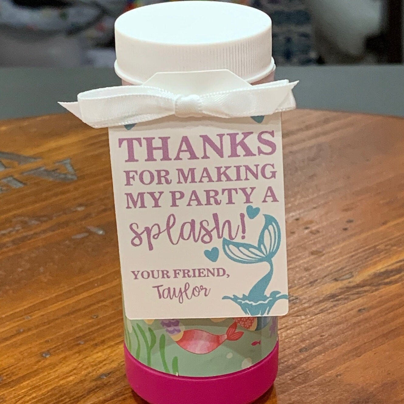 Thank You for Making My Birthday a Splash Tags, Kids Birthday Party ...