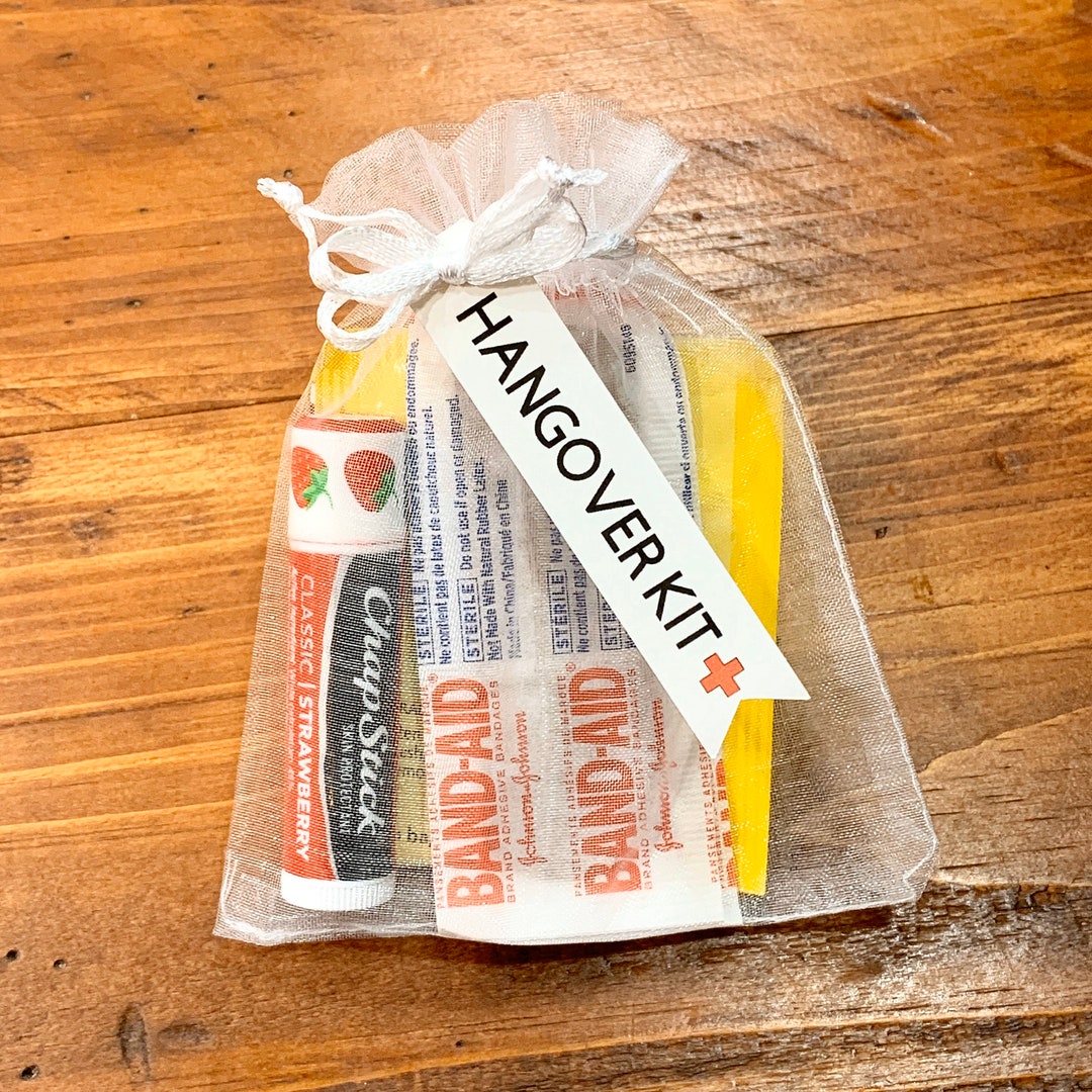 Hangover Kit Tags + Bags, Wedding Favor Tags, Bachelorette Party ...