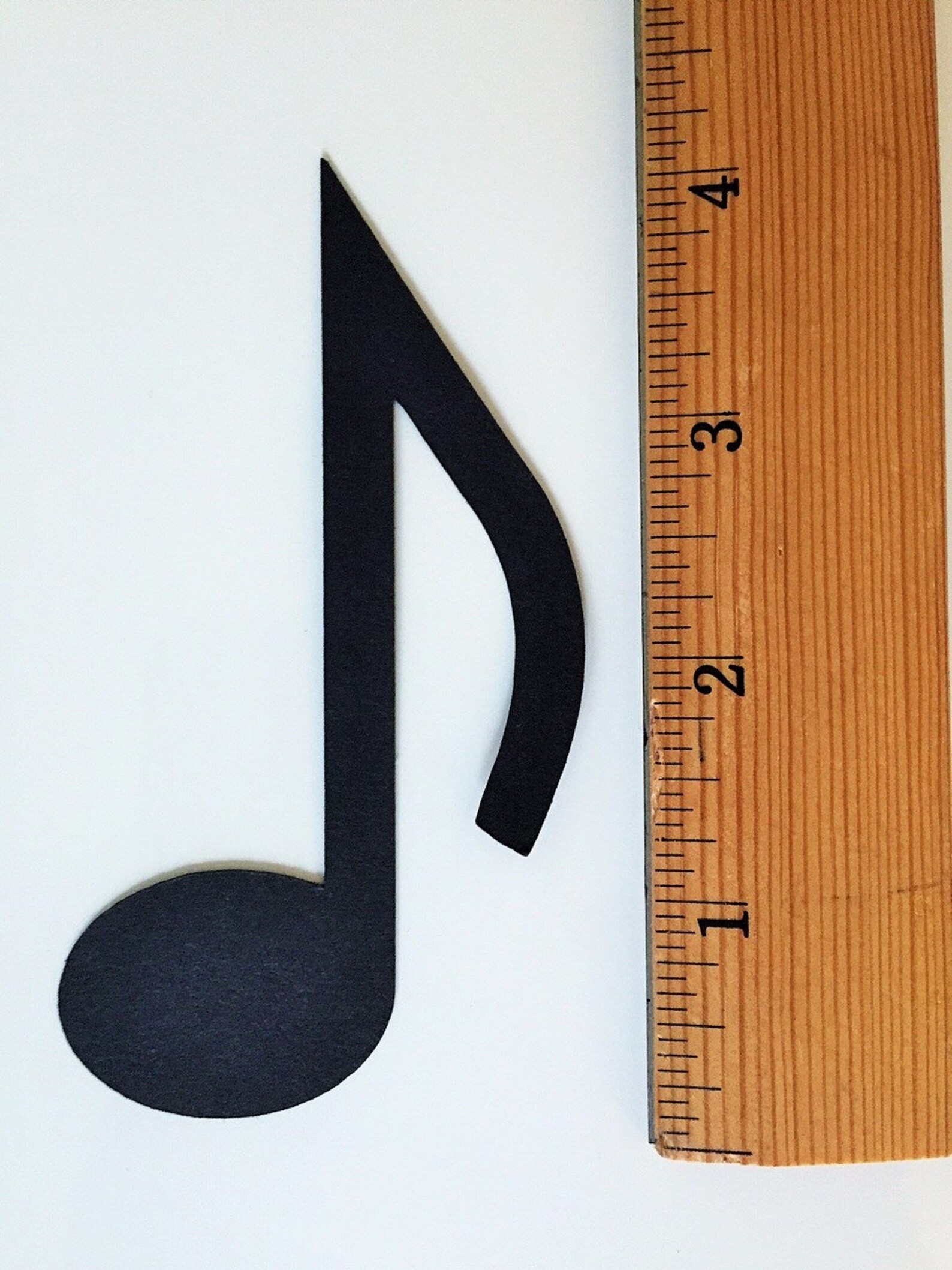 Music Note Die Cuts 4 Tall Paper Music Notes Music | Etsy