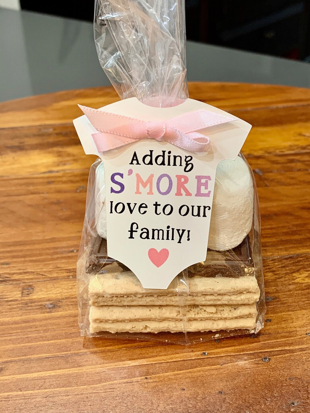 Adding S'MORE Love to Our Family Tags, S'more Favor Tags, Baby Shower S ...