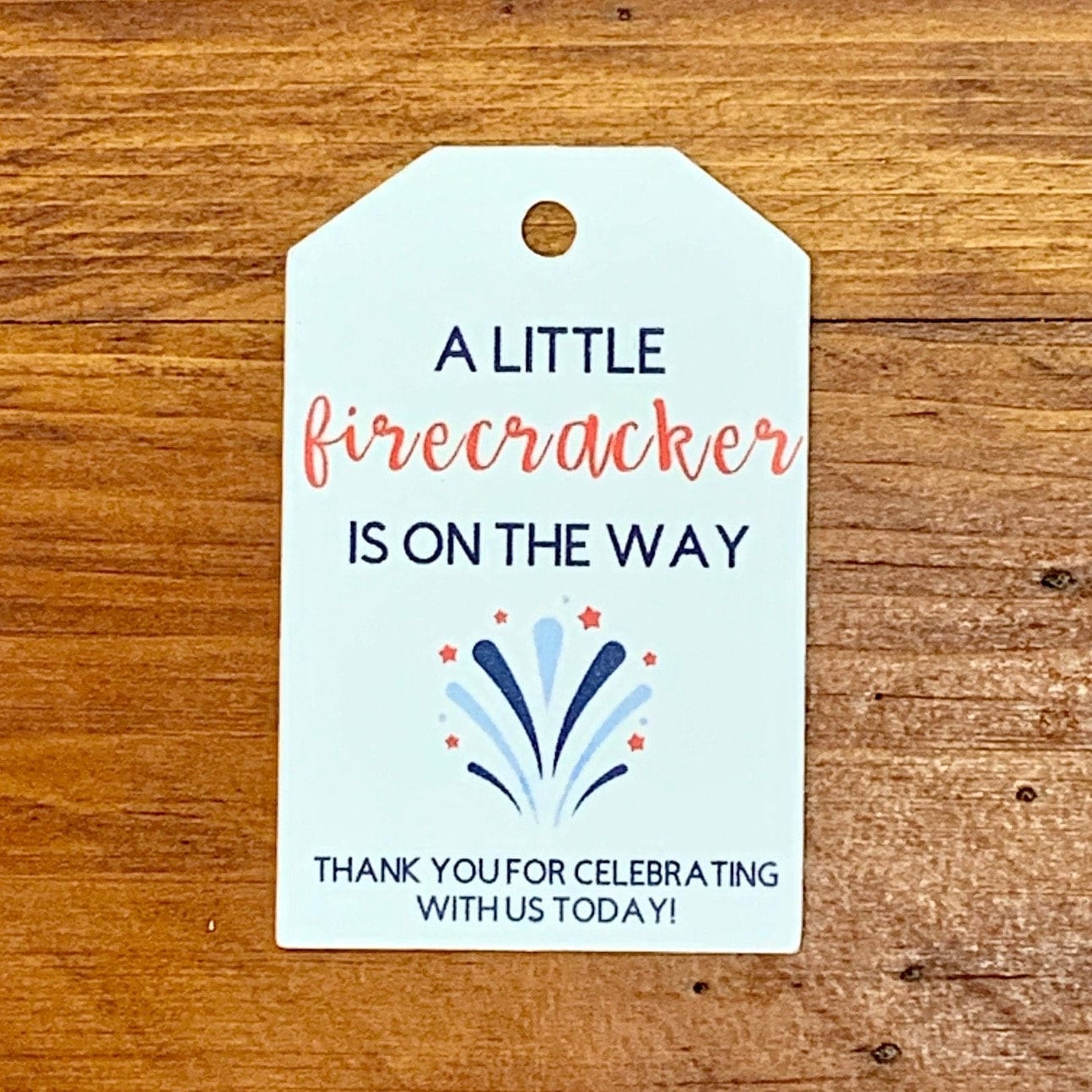 A Little Firecracker is on the Way Tags 4th of July Baby | Etsy