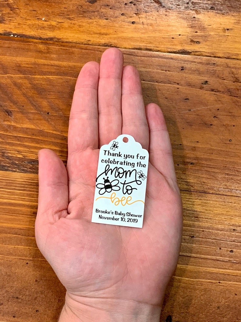 Thank You for Celebrating the Mom to Bee Tags Bee Themed Baby | Etsy