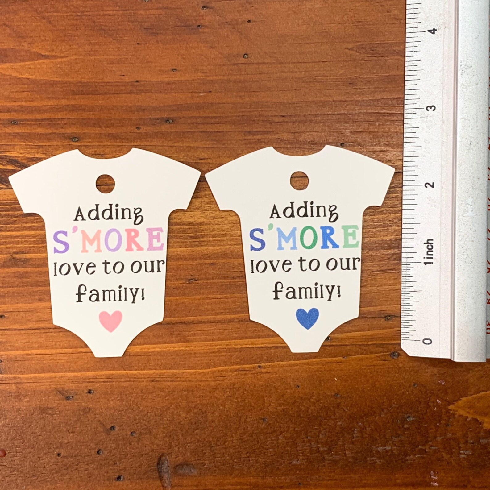 Adding S'MORE Love to Our Family Tags S'more Favor | Etsy