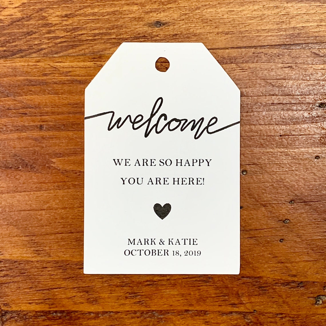 Wedding Welcome Bag Tags Welcome Tags 2 Wide Hotel - Etsy