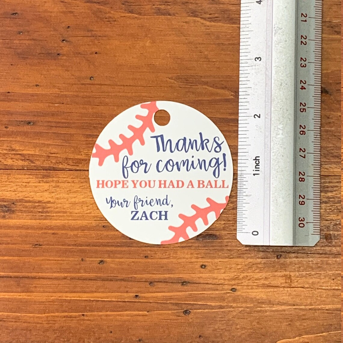 Sports Theme Birthday Party Favor Tags Thanks for Coming Hope | Etsy