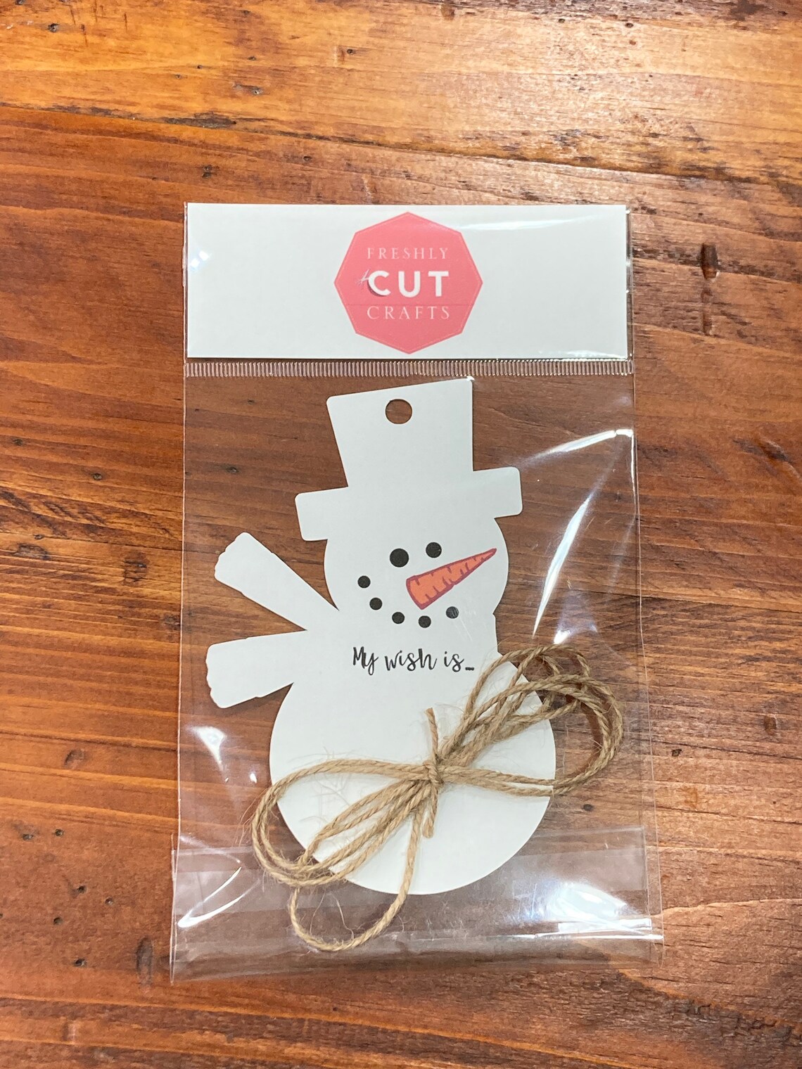 Snowman Wish Tree Tags Holiday Wish Tree Tags Paper - Etsy
