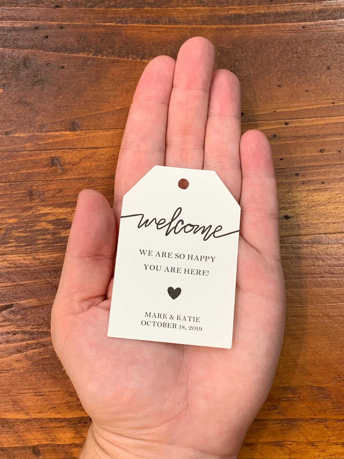 Wedding Welcome Bag Tags Welcome Tags 2 Wide Hotel - Etsy