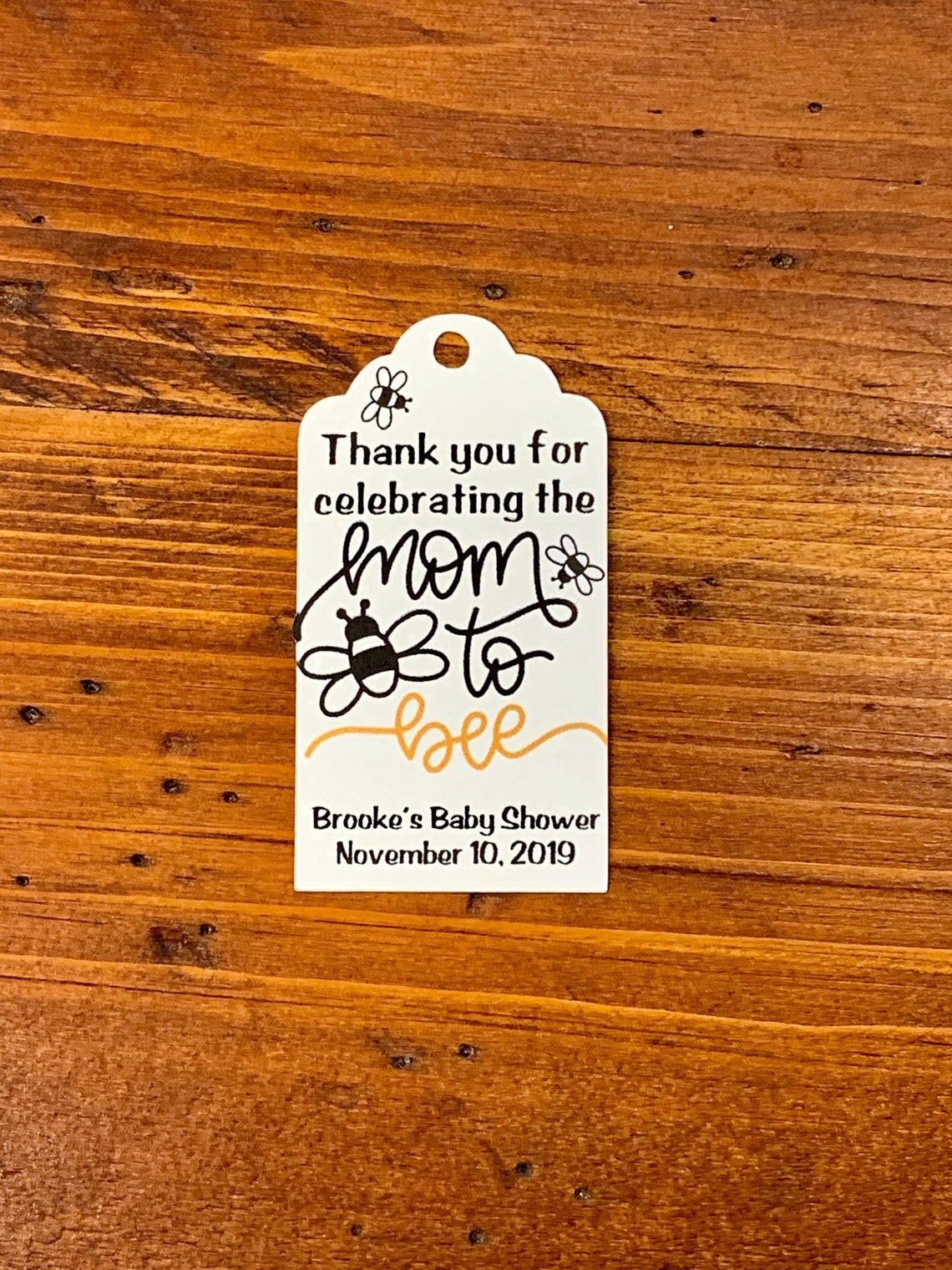 Thank You for Celebrating the Mom to Bee Tags Bee Themed Baby | Etsy