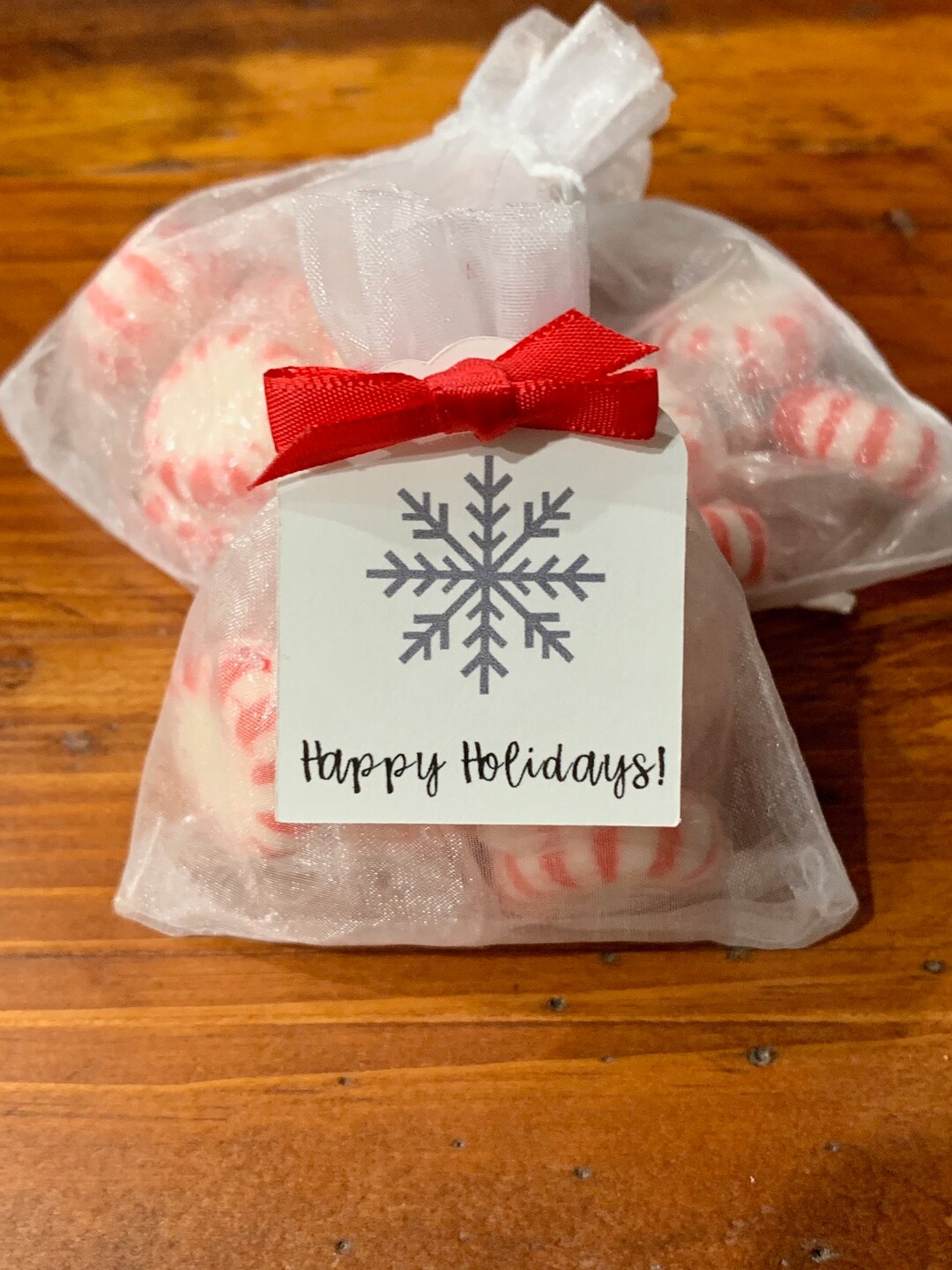 Happy Holidays Tag, Happy Holidays Gift Tag, Holiday Party Favors Tag ...