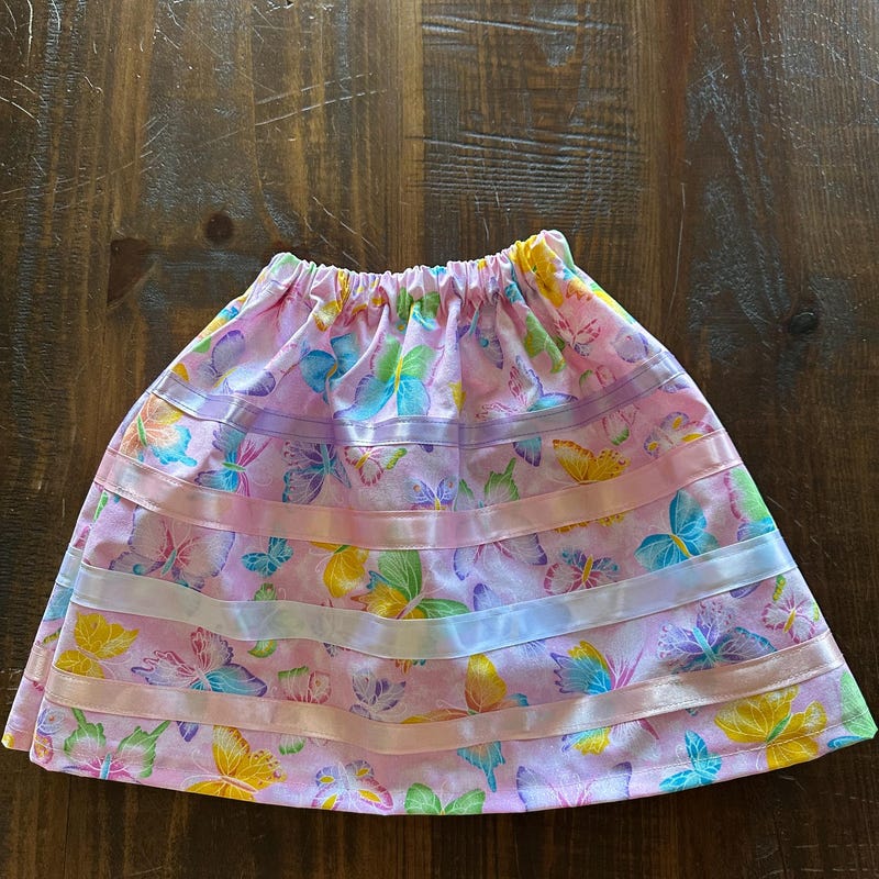 Ribbon Skirt - Etsy