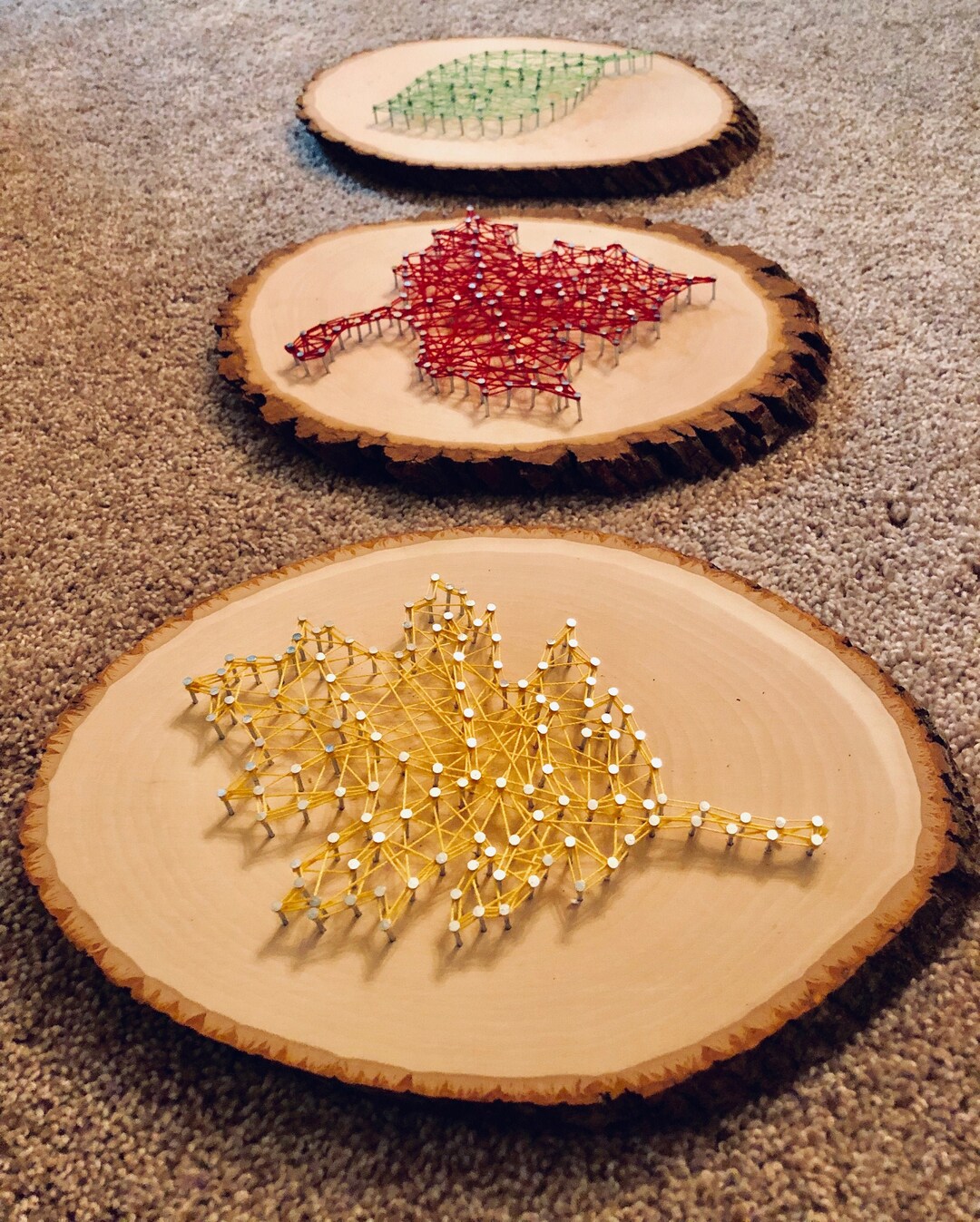 Rustic Fall Autumn Leaf String Art Wall Decor - Etsy