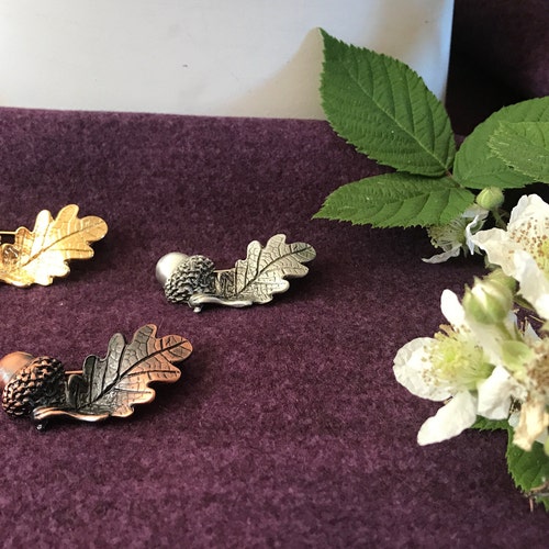 Acorn Lapel Pin CC292 Oak Nut Oak Tree Seeds and | Etsy