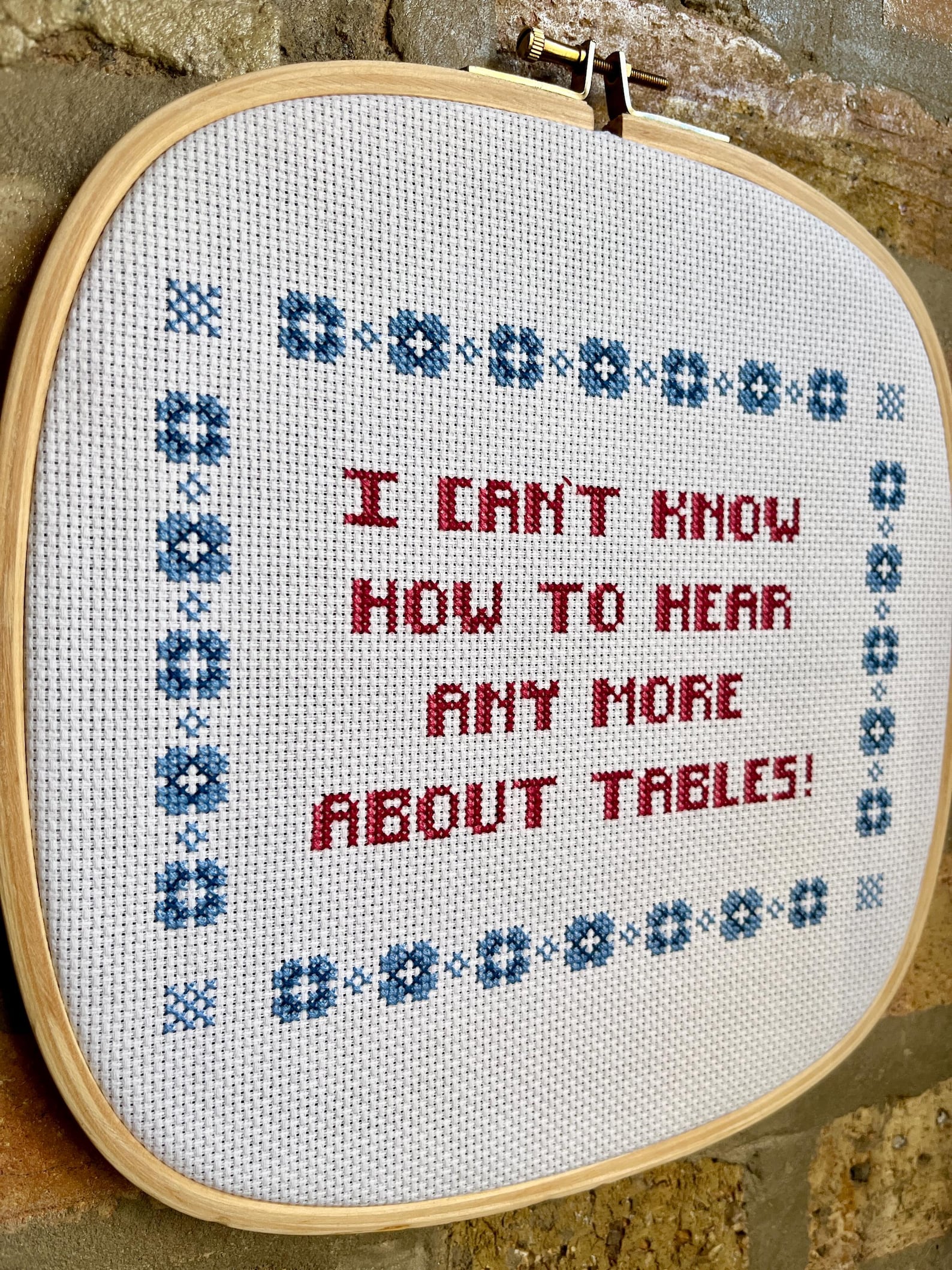 ITYSL - TABLES! Cross Stitch PDF Pattern - Etsy