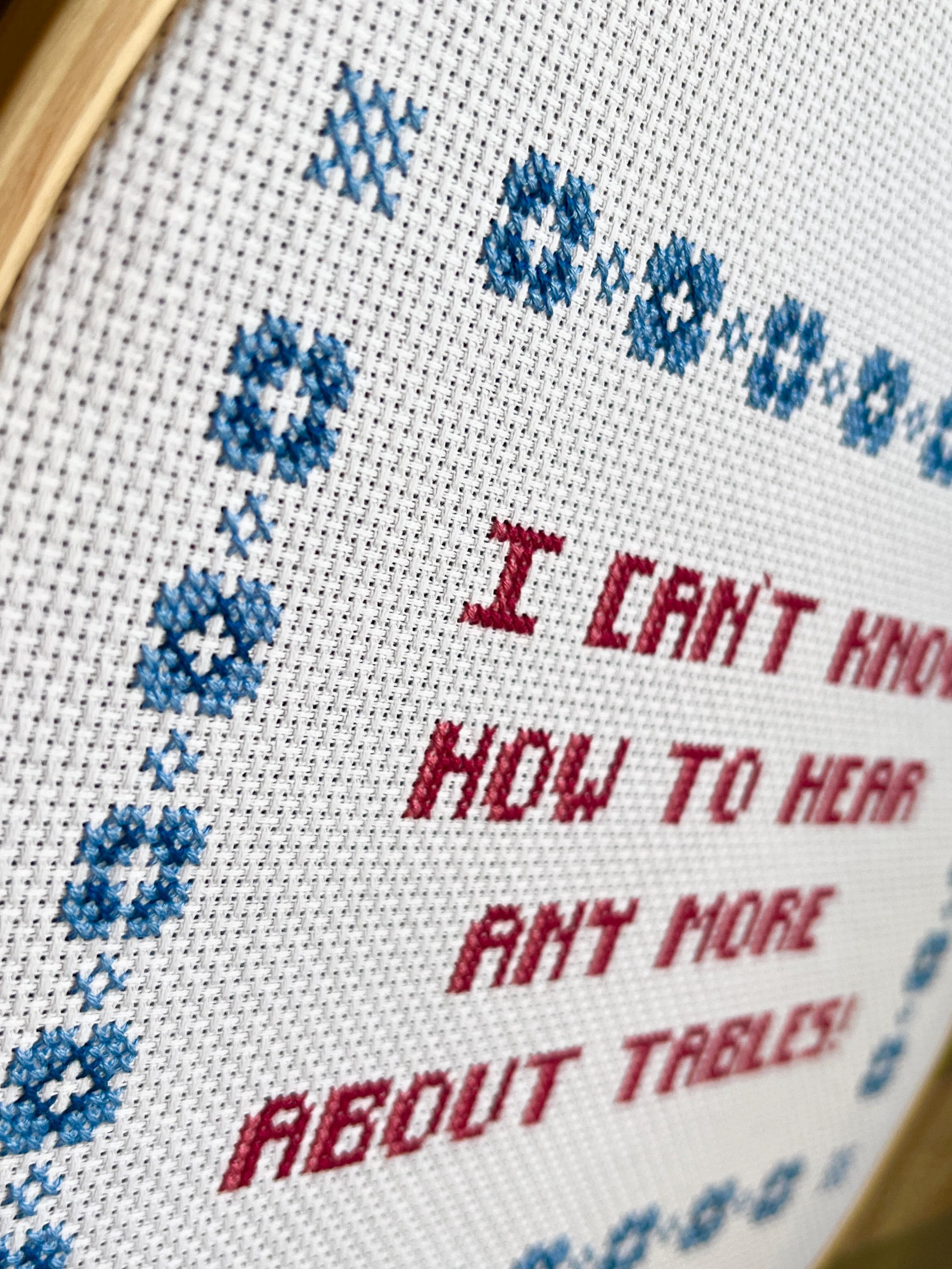 ITYSL - TABLES! Cross Stitch PDF Pattern - Etsy