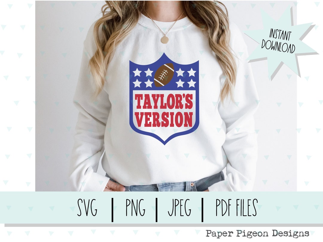 Taylor's Version SVG Taylor Swift svg Swiftie & Football - Etsy France
